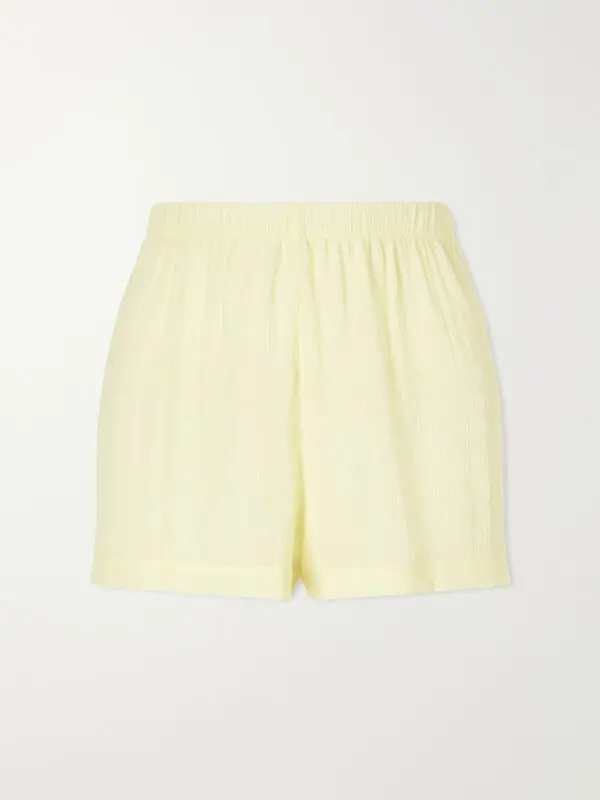 AWAY THAT DAY Maldives Gauze Shorts - Yellow