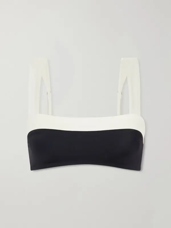 AWAY THAT DAY Grenada Recycled Stretch Bikini Top - Black