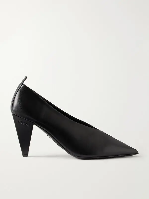 Loewe Origami Cubic 85 Leather Pumps
