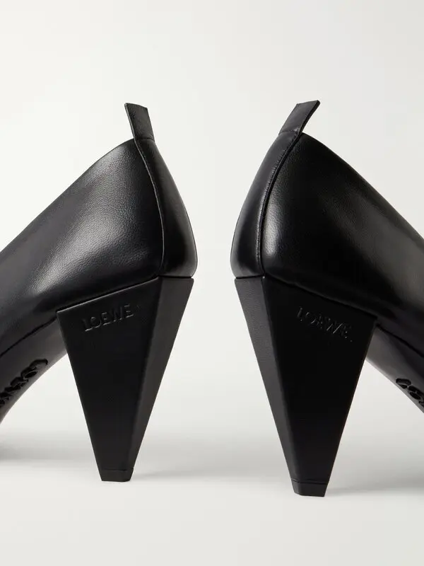 Loewe Origami Cubic 85 Leather Pumps