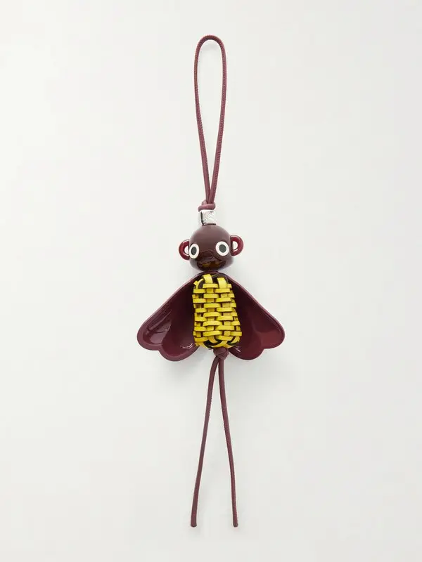 Loewe Bloombee Leather Bag Charm