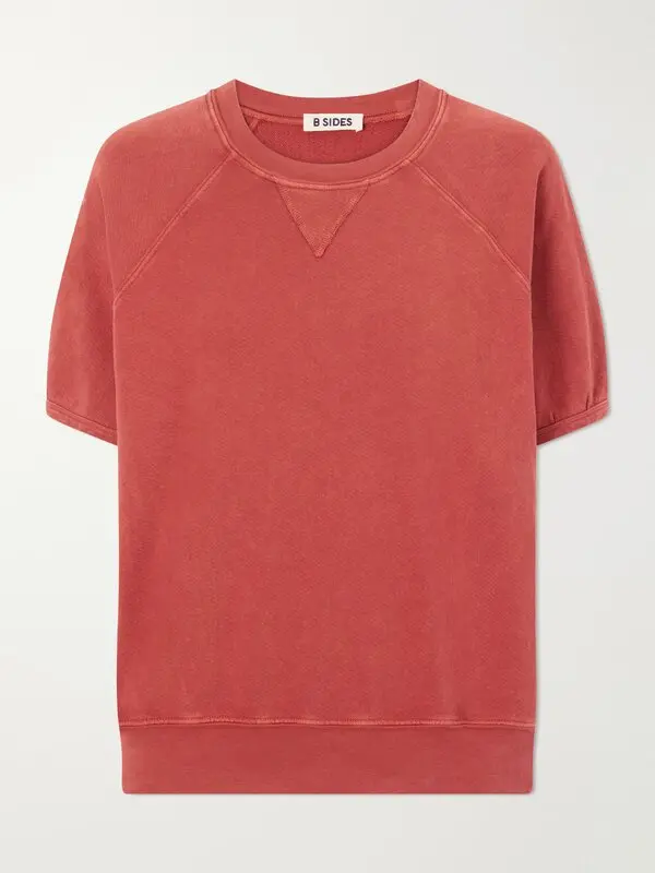 B Sides Cotton Jersey T-shirt