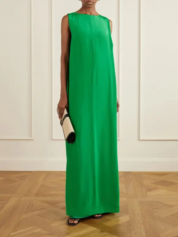 Staud Dalia Silk Maxi Dress