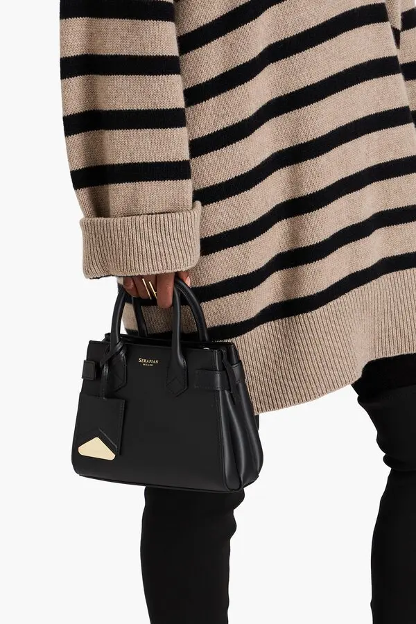 SERAPIAN Meline Mini Leather Tote