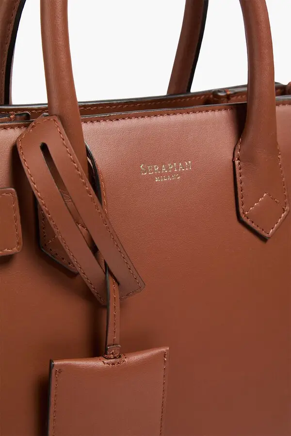 SERAPIAN Meliné Mini Leather Tote
