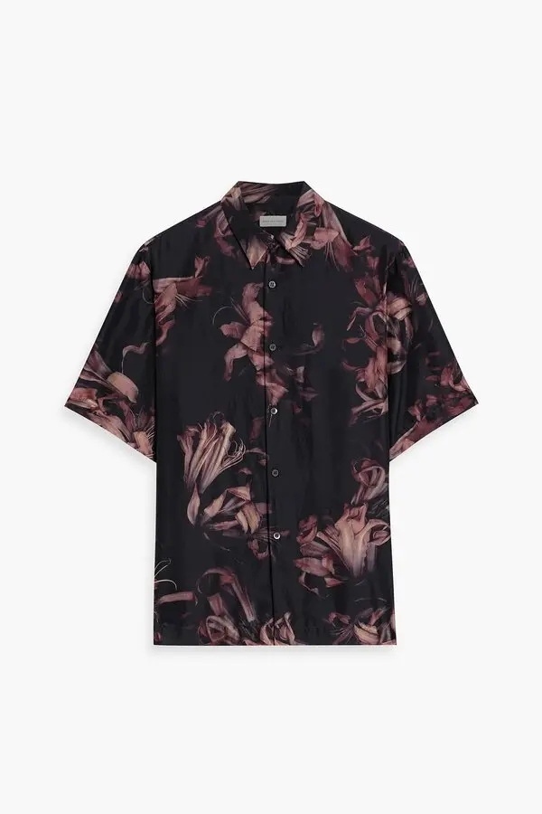 Dries Van Noten Floralprint Silk Shirt