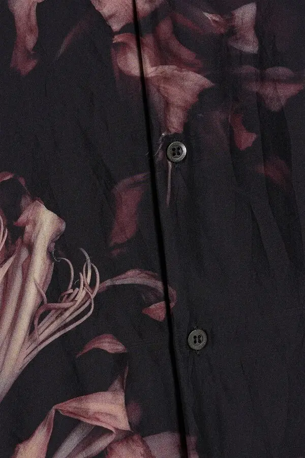 Dries Van Noten Floralprint Silk Shirt