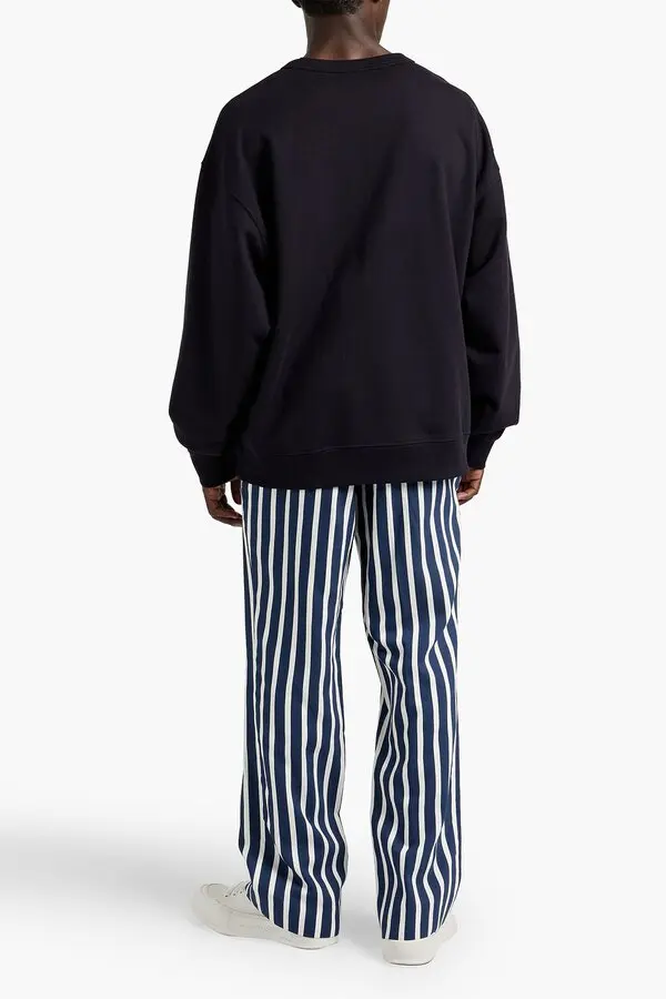 Dries Van Noten Floralprint Cottonjersey Sweatshirt