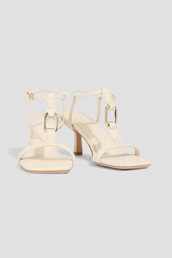ANINE BING Kiera Embellished Leather Sandals