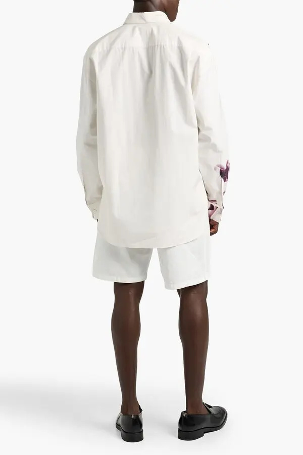 Dries Van Noten Floralprint Cottonpoplin Shirt