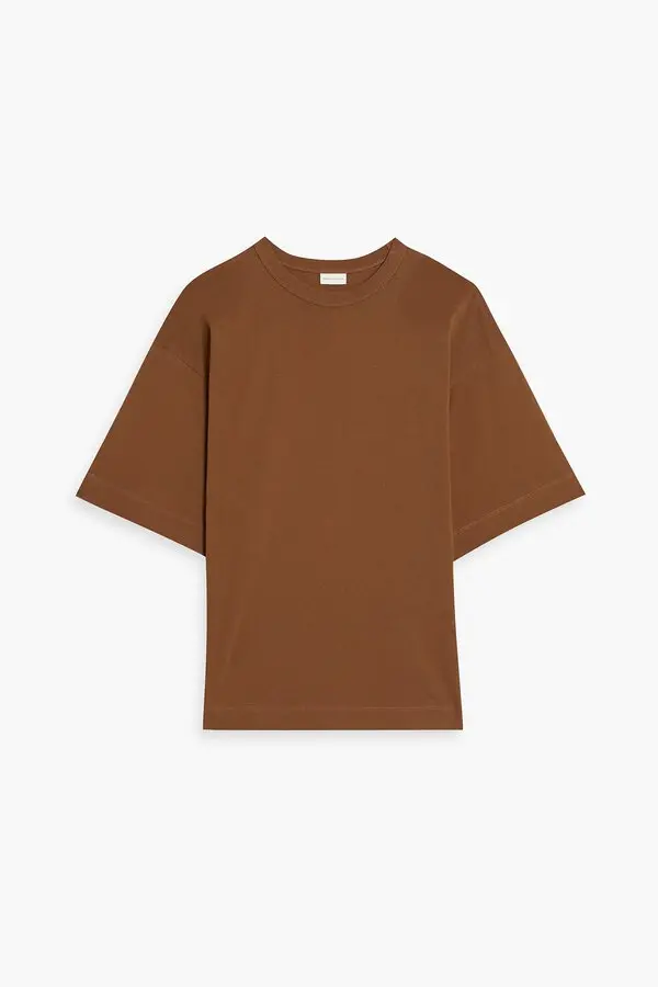 Dries Van Noten Cottonjersey Tshirt - Brown