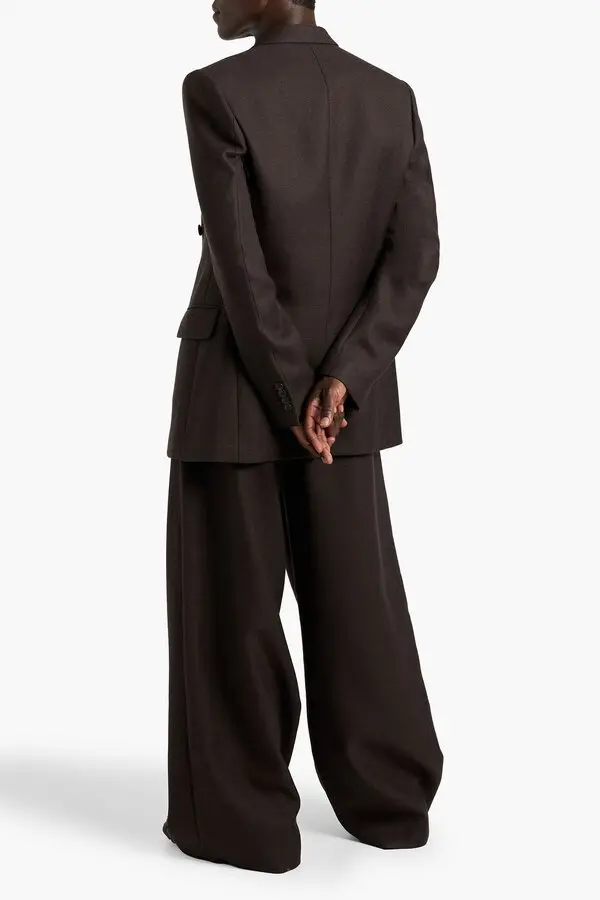 Dries Van Noten Doublebreasted Wooltwill Blazer