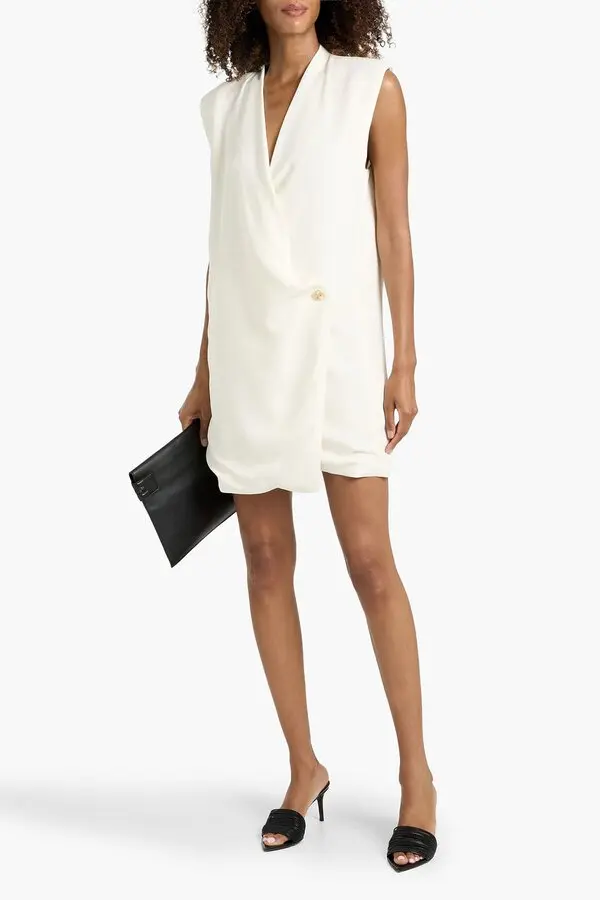 ANINE BING Crepe Mini Dress