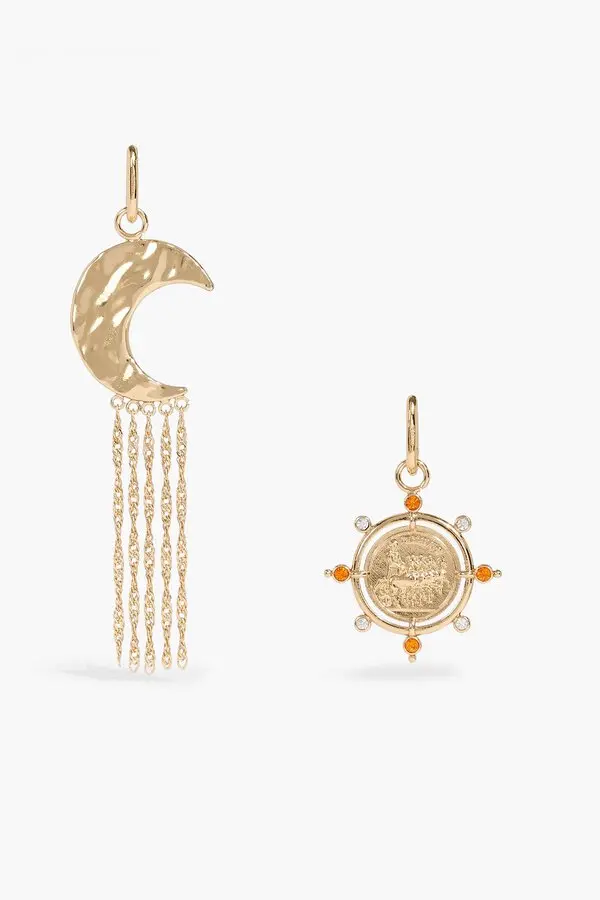 Rabanne Tone Crystal Earrings