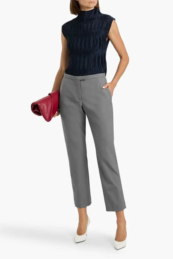 Dries Van Noten Woolblend Twill Straightleg Pants