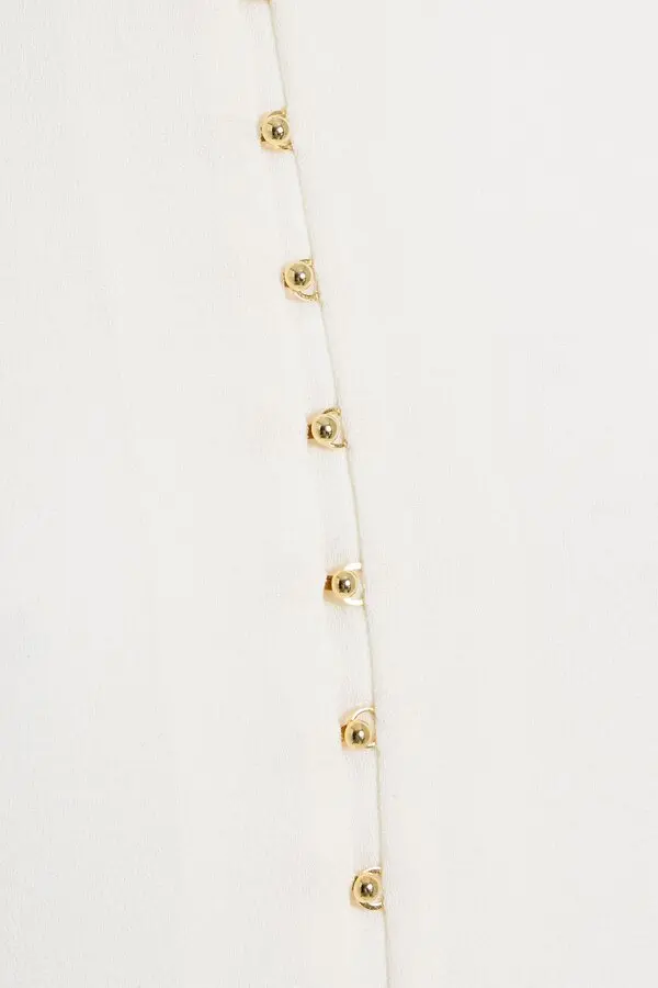 Adam Lippes Nazra Wool-crepe Top - Ivory