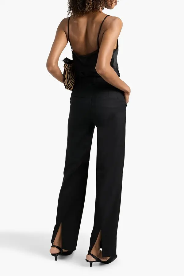 ANINE BING Crepe Straightleg Pants