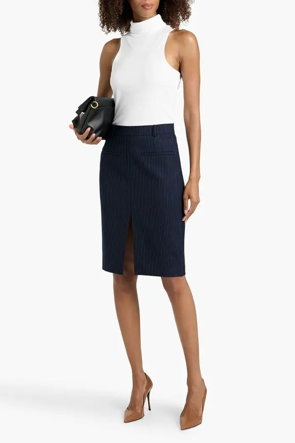 ANINE BING Modalblend Jersey Turtleneck Top