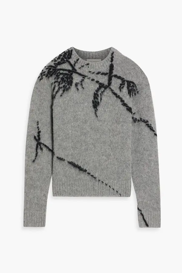 Dries Van Noten Intarsia Alpacablend Sweater