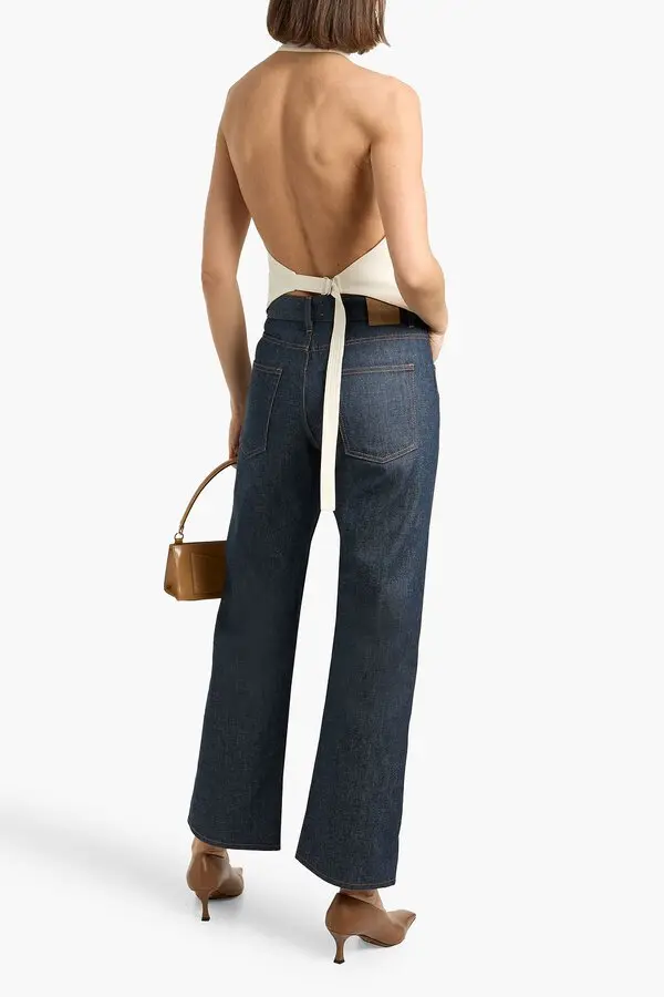 Bite Studios Curved Midrise Straightleg Jeans