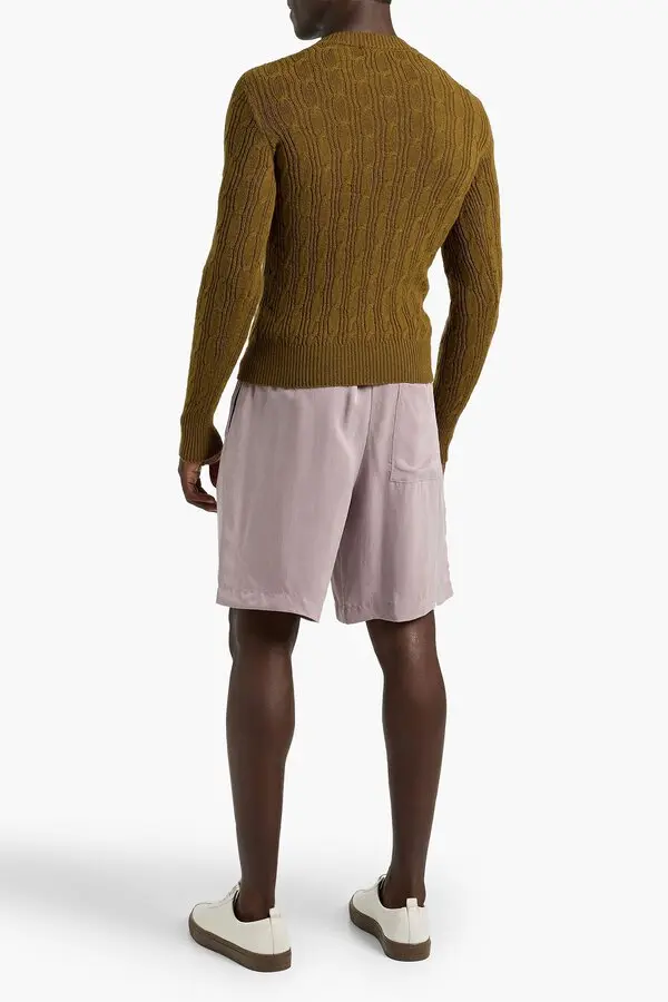 Dries Van Noten Cableknit Wool Sweater