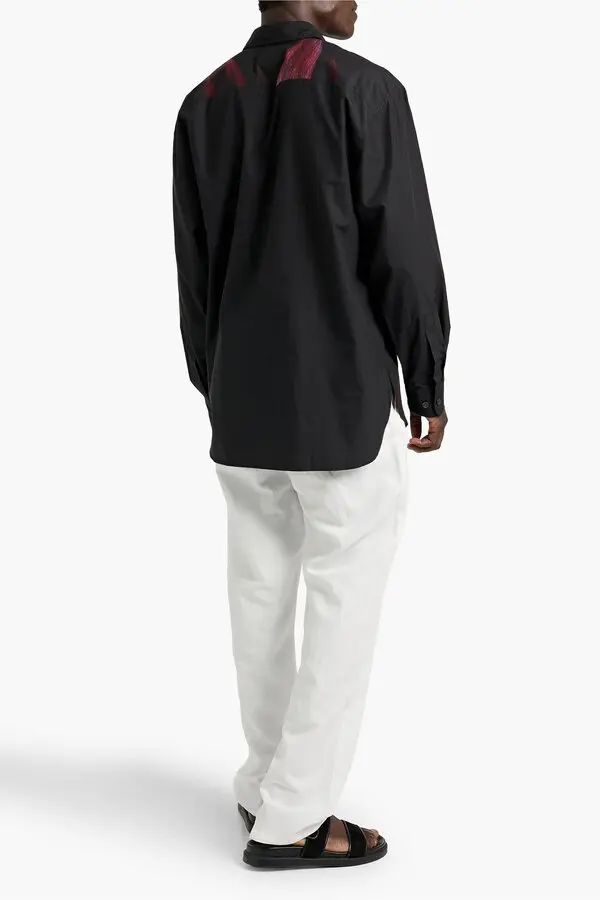 Dries Van Noten Floralprint Cottonpoplin Shirt