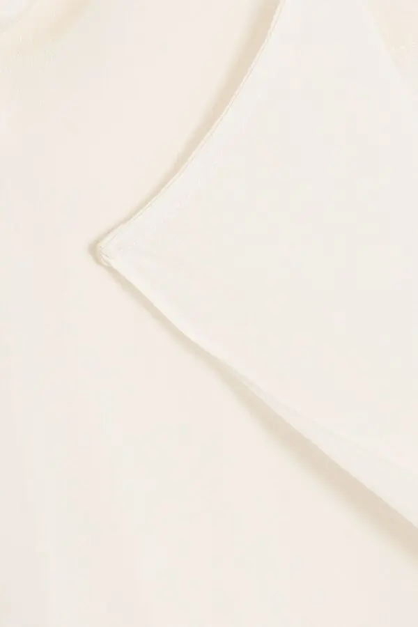 Victoria Beckham Draped Silk Crepe De Chine Blouse