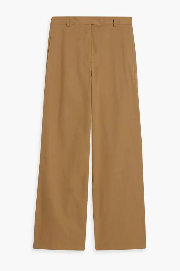 Dries Van Noten Cottoncanvas Wideleg Pants