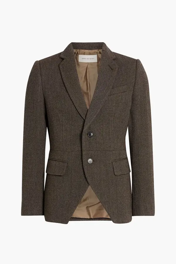 Dries Van Noten Woolblend Twill Blazer