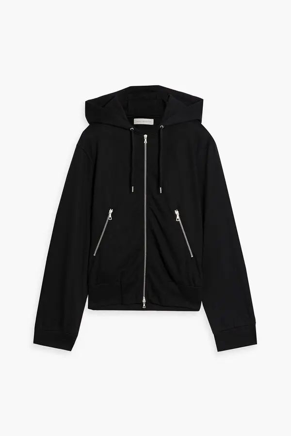 Dries Van Noten Cottonjersey Zipup Hoodie