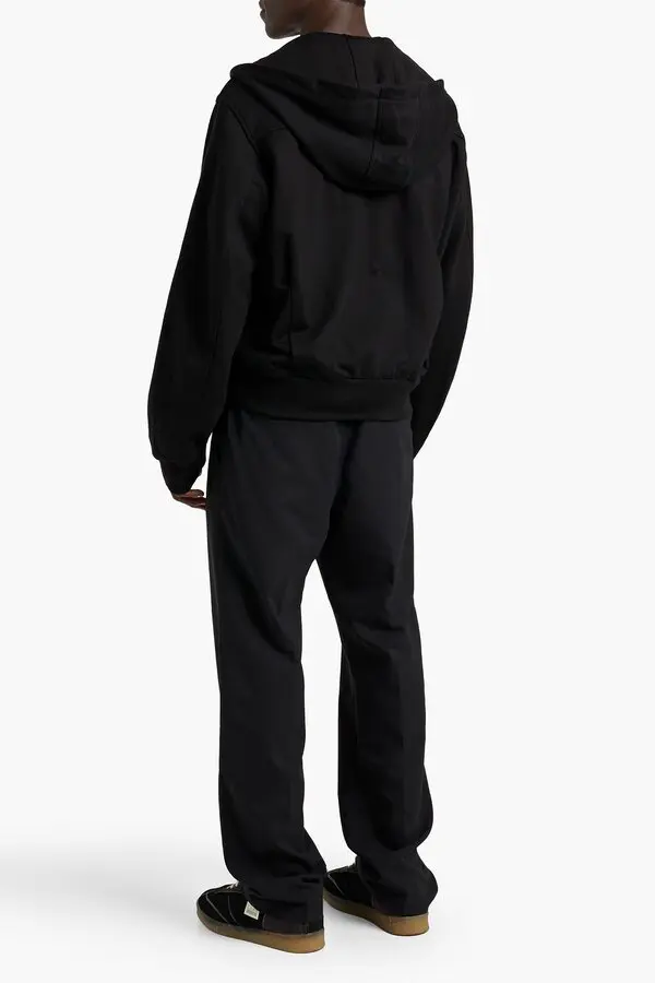 Dries Van Noten Cottonjersey Zipup Hoodie