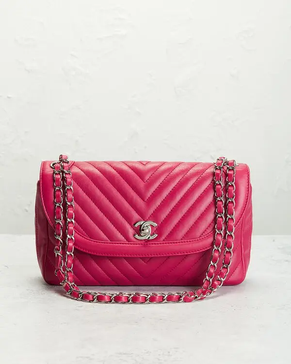 FWRD RENEW Chanel Calfskin Round Flap Bag