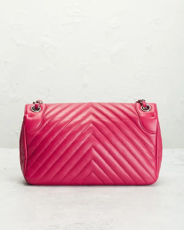 FWRD RENEW Chanel Calfskin Round Flap Bag