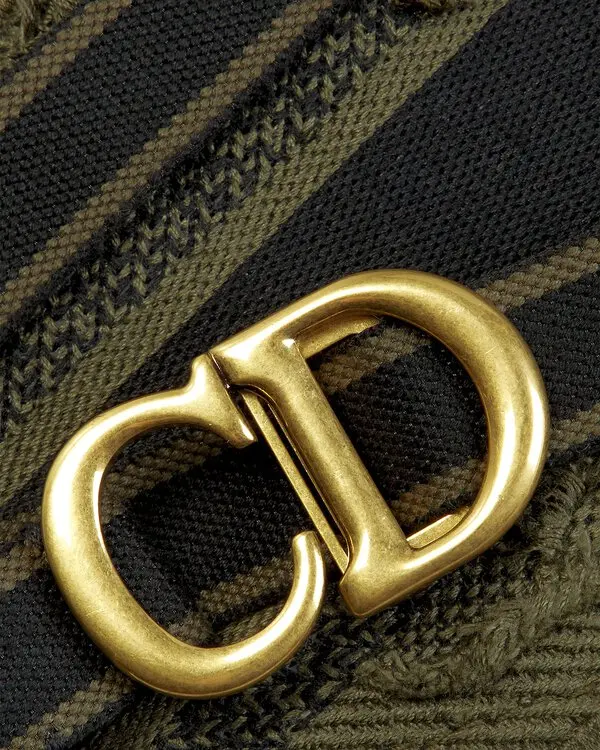FWRD RENEW Dior Embroidered Camouflage Saddle Belt Bag