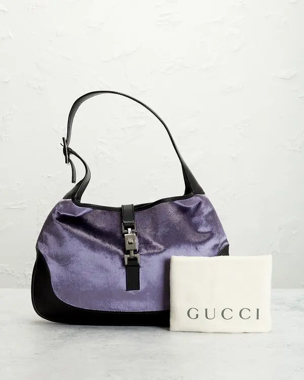 FWRD RENEW Gucci Velvet Jackie Hobo Bag