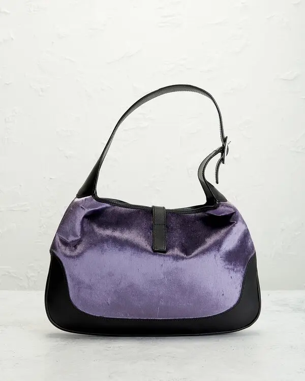 FWRD RENEW Gucci Velvet Jackie Hobo Bag