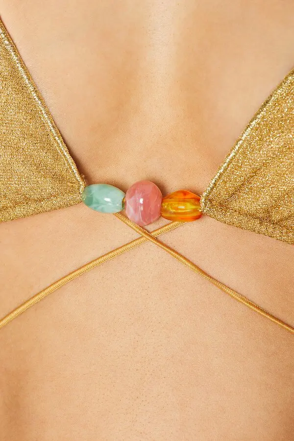 Oseree Lumiere Beads Micro Bikini Set