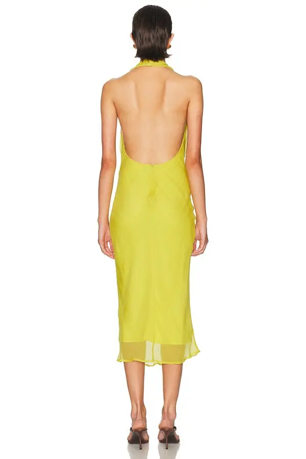Staud Simona Dress Sequined Graphic