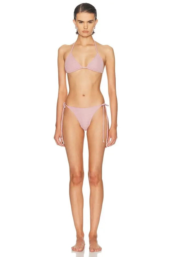 JUILLET Nat Bikini Bottom In Pink