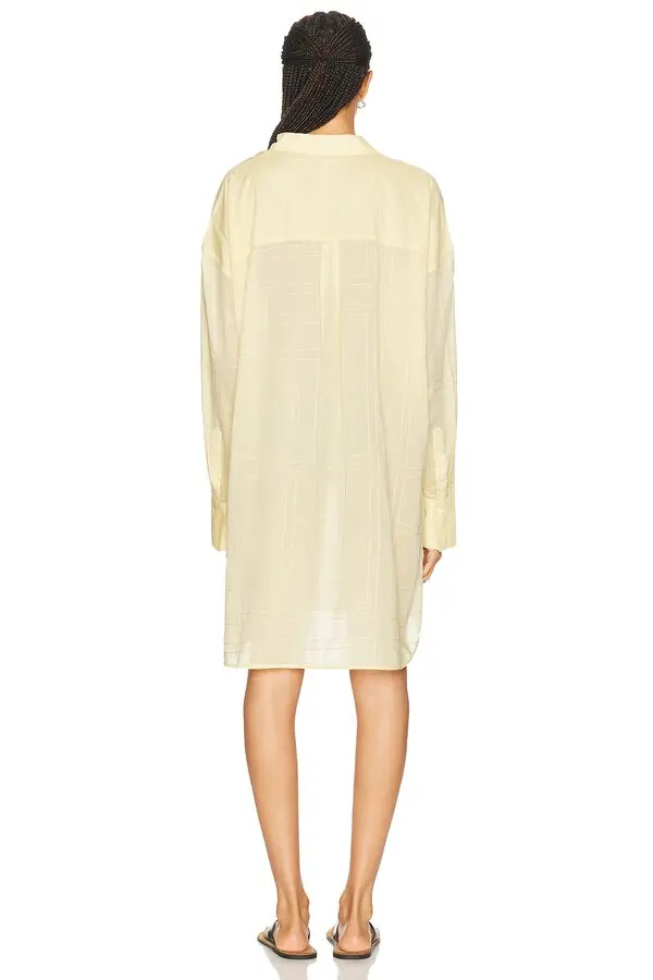 TOTEME Long Sleeve Shirt Dress