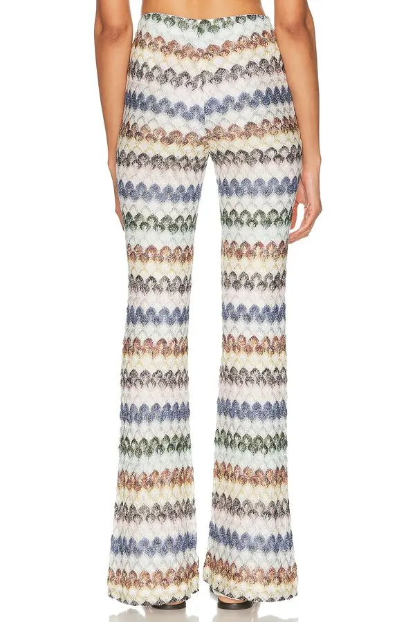 Missoni Flare Pant In Multi - Multi Light