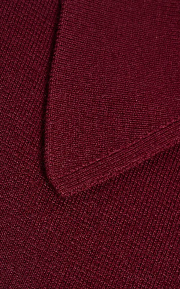 ALEMAIS Claudia Knit Polo Sweater