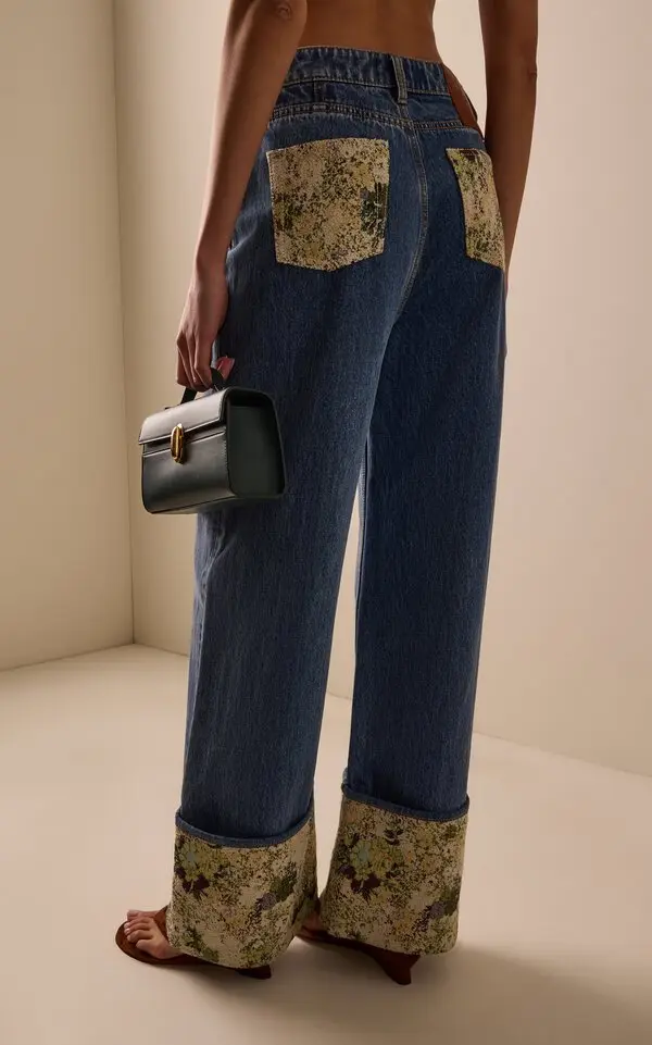 ALEMAIS Marcel Rigid Mid-rise Wide-leg Jeans