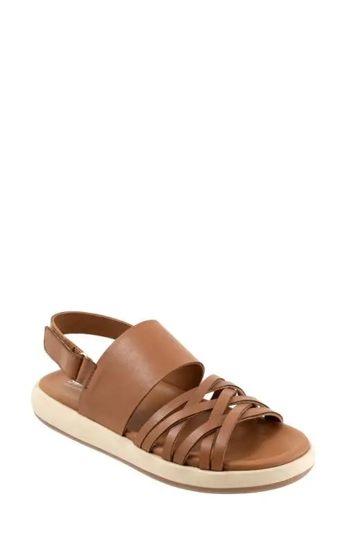 Softwalk Jewell Slingback Platform Sandal - Luggage