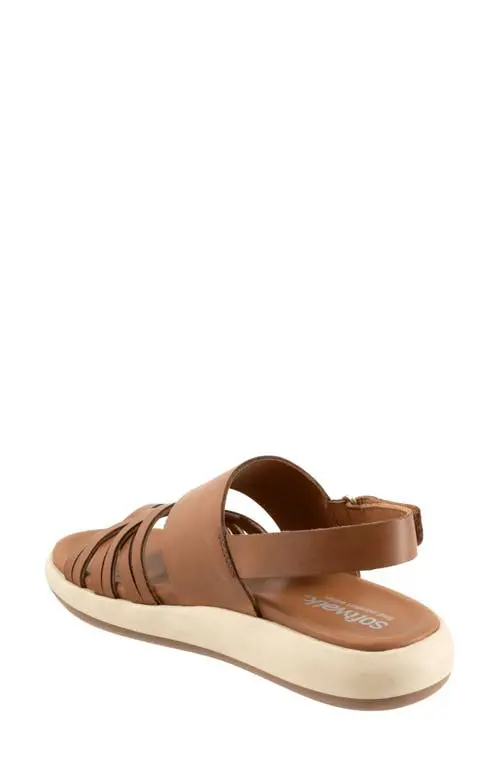 Softwalk Jewell Slingback Platform Sandal - Luggage