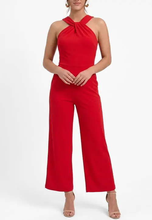 Rachel Rachel Roy Cbs Halter Jumpsuit - Rio Red