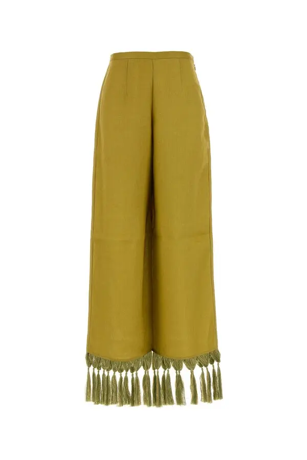 TALLER MARMO Acid Linen Marlino Wide-leg Pant