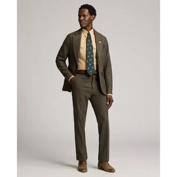 Ralph Lauren Glen Plaid Wool-cotton Officer’s Pant