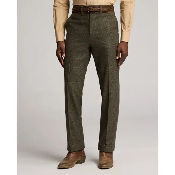 Ralph Lauren Glen Plaid Wool-cotton Officer’s Pant