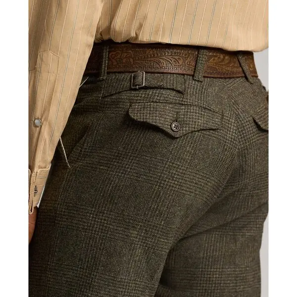 Ralph Lauren Glen Plaid Wool-cotton Officer’s Pant